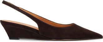 Kazar Femme, Chaussures, Brun, Taille: 37 EU Escarpin compens&eacute; &agrave; bride arri&egrave;re
