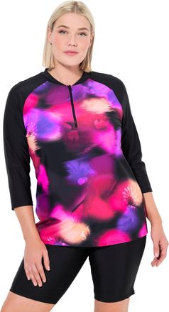 Ulla Popken Damen große Größen Übergrößen Plus Size UV-Schutzshirt 50+, Madison, Lights