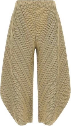 Pleats Please Issey Miyake Pantalon Couturier - Beige