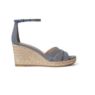 Ralph Lauren Femme, Chaussures, Bleu, Taille: 41 EU Espadrile