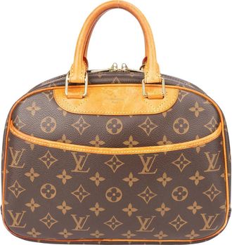 Louis Vuitton Crossbody Bags - Louis Vuitton Canvas Monogram Trouville Handbag - Gr. unisize - in Braun - f&uuml;r Damen