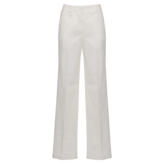PESERICO Straight Hosen - - Trousers - Damen - Wei&szlig; - L