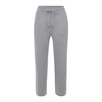 Elisabetta Franchi Jogger Strickhose - - Trousers - Damen - Grau - L