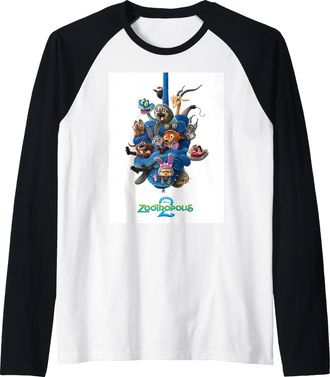Disney Zootropolis 2 Gary Snake Tangle Official Poster Art Raglan