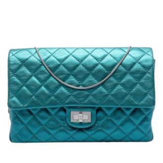 Chanel Pre-owned Sac bandouli&egrave;re vintage - Femme - Pre-owned - Bleu - Taille: ONE Size