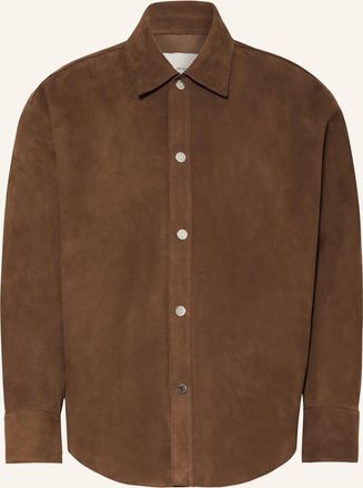 Ami Ami Paris Leder-Overjacket braun