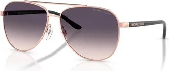 Michael Kors Lunettes de soleil Hvar - Femme - Accessoires - Rose - Taille: 59 MM