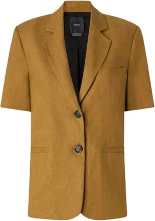 Pinko Pinko, Femme, Vestes, Brun, Taille: 42 FR Pinko Vestes Brown