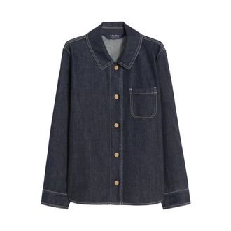 Max Mara Damen, Blusen & Hemden, Blau, 3XSGr&ouml;&szlig;e