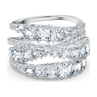 Swarovski Femme, Accessoires, Gris, Taille: ONE Size Twist Wrap Ring