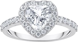 Thomas Sabo Ring Halo Herzf&ouml;rmig