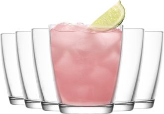 LAV Vega - Trinkgl&auml;ser f&uuml;r Softdrinks/Saft - 340 ml - 12 Gl&auml;ser