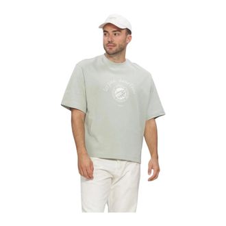 Selected Lhboxynorman Graphic SS O-Neck T-shirt - - Tops - Herren - Gr&uuml;n - L