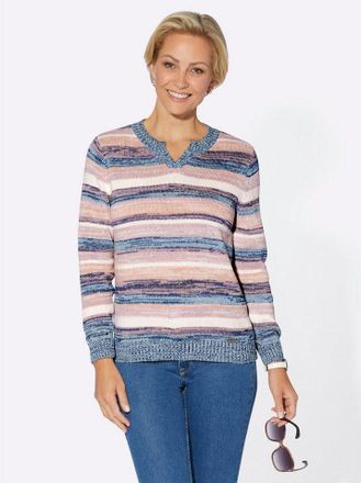 Witt Strickpullover Pullover Langarm Links-Strick
