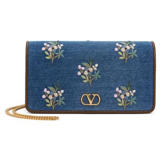 Valentino Garavani VLogo Signature - - Bags - Damen - Blau - ONE SIZE