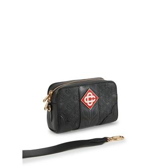 Casablanca Sac &agrave; bandouli&egrave;re Monogram en cuir de veau