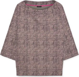 Fiorella Rubino Femme, Pulls, Rose, Taille: 46 FR SweaT-shirt &agrave; col large