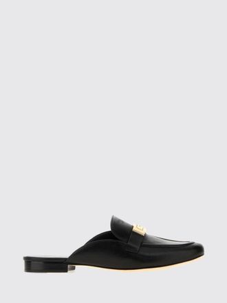 Tory Burch Mules en cuir lisse avec logo Double T et petit talon