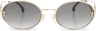 Etro Femme, Accessoires, Jaune, Taille: ONE Size Oval Lunettes de soleil