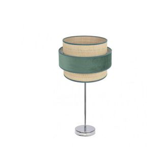 Fabrilamp Fabrilamp - Kings tall table lamp 1xe27 chrome/vert naturel 64x30x30 cm