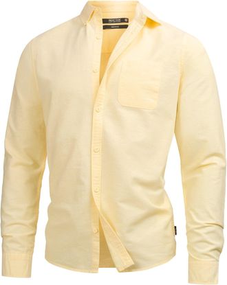 Indicode Herren Kepner Hemd mit Brust-Tasche aus Baumwolle | Herrenhemd f&uuml;r M&auml;nner Anise Flower, XXL