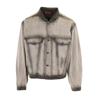 Diesel D-Denver-Fsi Trucker Jacket - - Jackets - Herren - Schwarzk - XL