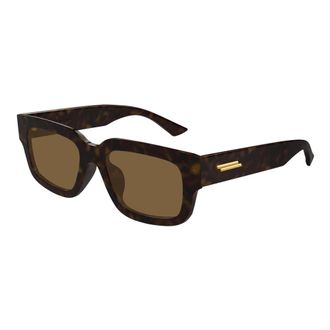 Bottega Veneta Rechteckige Sonnenbrille - - Accessories - Damen - Braun - ONE SIZE