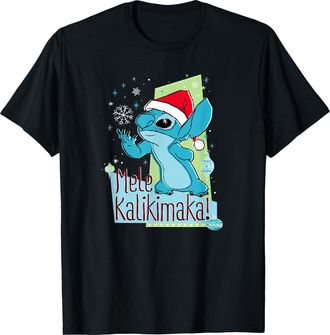 Disney Lilo & Stitch Mele Kalikimaka Holiday T-Shirt