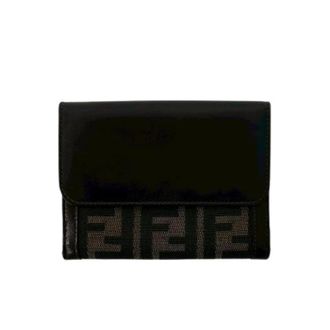 Fendi Pre-owned Zucca Canvas Leather Wallet - - Pre-owned - Damen - Braun - ONE SIZE