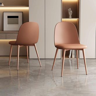 M&S Collection M&s - Lot de 2 chaises repas 51x44x81 cm terracotta - jasmi