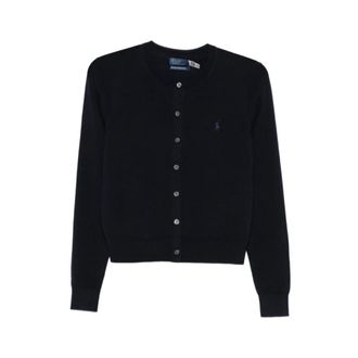 Ralph Lauren Femme, Pulls, Noir, Taille: 42 FR Pull ras du cou
