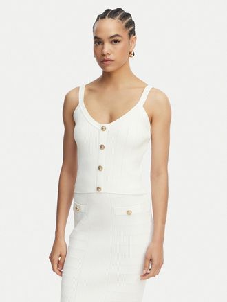 Guess Top W5YR10 Z0130 Wei&szlig; Regular Fit