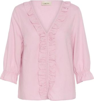 Cream Femme, Blouses et Chemises, Rose, Taille: 42/44 FR Blouses