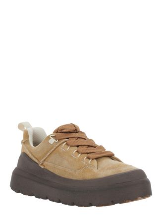 UGG Mens Sneakers Heritage Utility Knoll Brown Leather Trainers