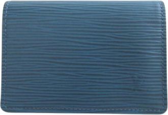 Louis Vuitton Pre-owned Porte-cartes - Femme - Pre-owned - Bleu - Taille: ONE Size