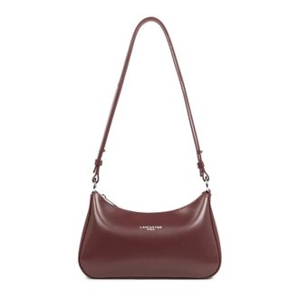 Lancaster Femme, Sacs, Rouge, Taille: ONE Size Sac bandoulière Zippé Suave Ace Bordeaux