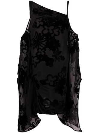 Tom Ford Asymmetrisches Minikleid - Schwarz