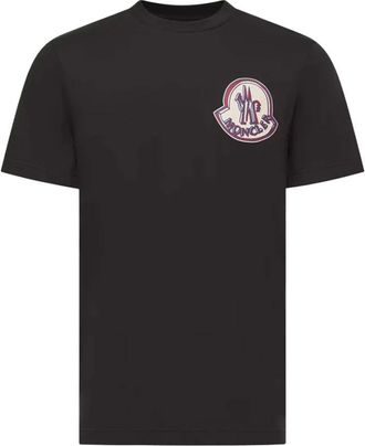 Moncler Homme, Tops, Noir, Taille: XL T-shirt L10918C0003489B8U999