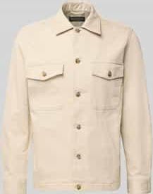 Marc O'Polo Regular Fit Hemdjacke aus Baumwoll-Mix