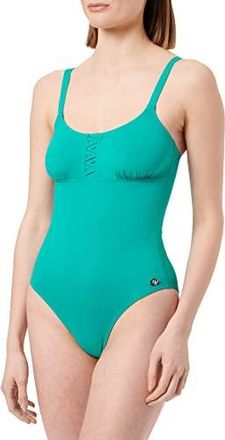 Haute Pression Femme T8002 Co4 Maillot de bain une pi ce, Vert, 48 Grande taille EU