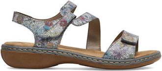 Rieker Sandalen 659C7-90 Blau