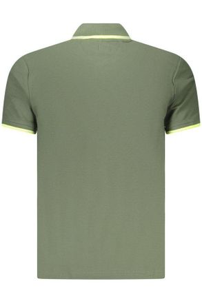 U.S.Polo Association Poloshirt Herren Poloshirt Gr&uuml;n - Kurzarm, Kontrastdetails