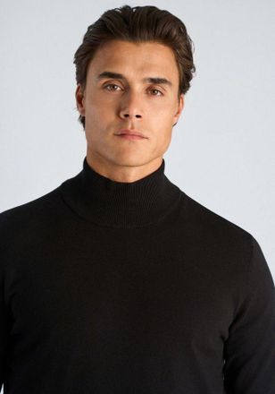 Lindbergh Rollkragenpullover Feinstrick / mit Viskose