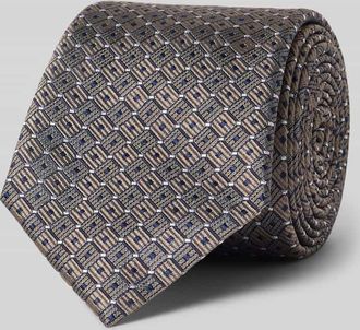 Willen Krawattenfabrik Krawatte aus Seide im Allover-Look (7,5 cm)