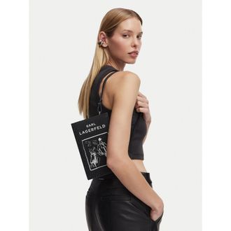Karl Lagerfeld Handtasche KARL LAGERFELD B3W30110 Schwarz
