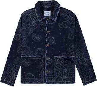 Maison Labiche Blouson droit Lemonnier Bandana en coton