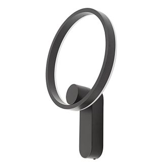 Lucande LED Wandleuchte, Wandlampe Innen Yekta dimmbar (Design Modern) in Schwarz aus Metall (1 flammig) - Wandstrahler Wandbeleuchtung Schlafzimmer/Wohnzimme