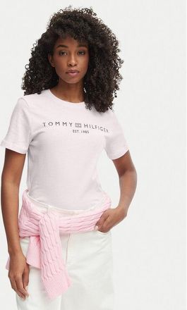 Tommy Hilfiger T-Shirt WW0WW40276 Rosa Regular Fit