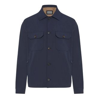 Corneliani Homme, Vestes, Bleu, Taille: XL Techwool Jacket