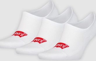 Levi's High Cut Batwing Socken - 3er-Pack - Herren - Wei&szlig; / Wei&szlig;